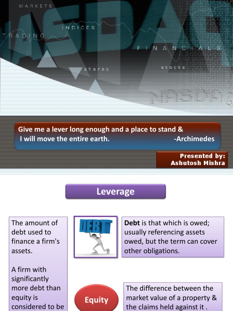 Give Me A Lever Long Enough and A Place To Stand & I Will Move The ...