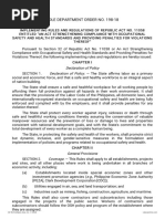 DOLE Inspection Checklist | PDF