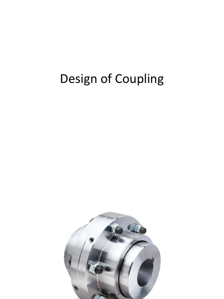 Rigid Flange Coupling Design Guide | PDF | Manufactured Goods | Engineering