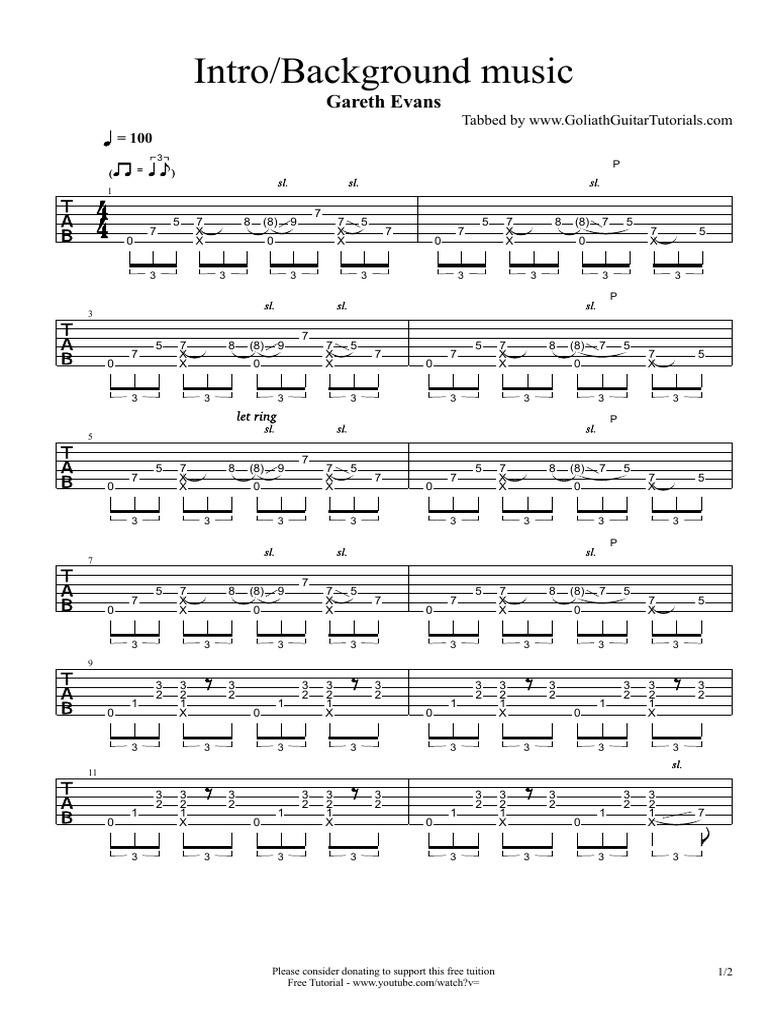 Intro - Background Music | PDF