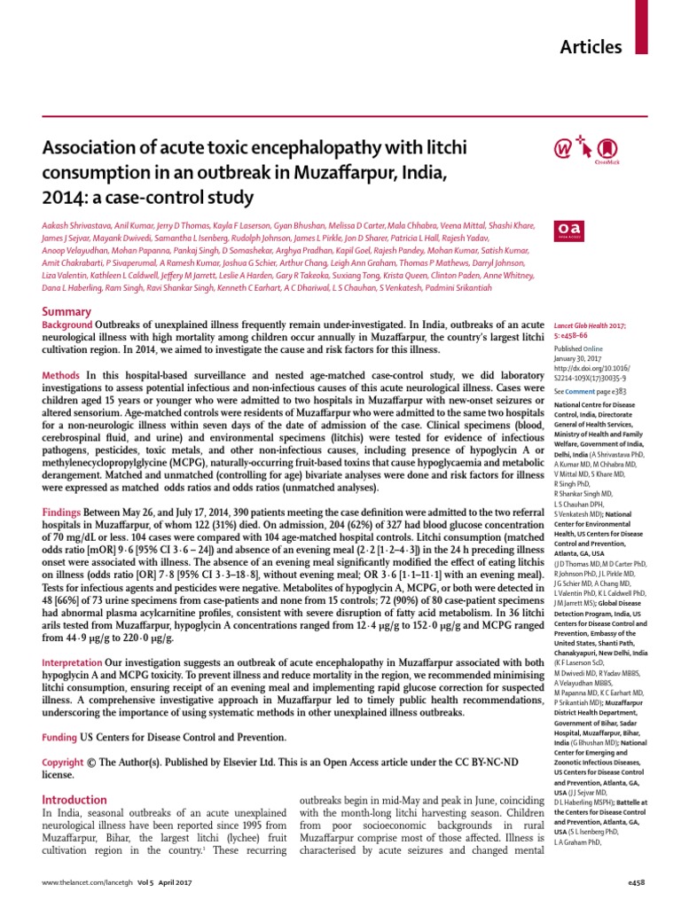 Chamki Fever | PDF | Epilepsy | Centers For Disease Control And Prevention