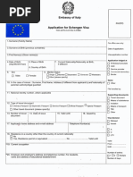 Portugal Schengen Visa Application Form | PDF | Travel Visa | Debit Card
