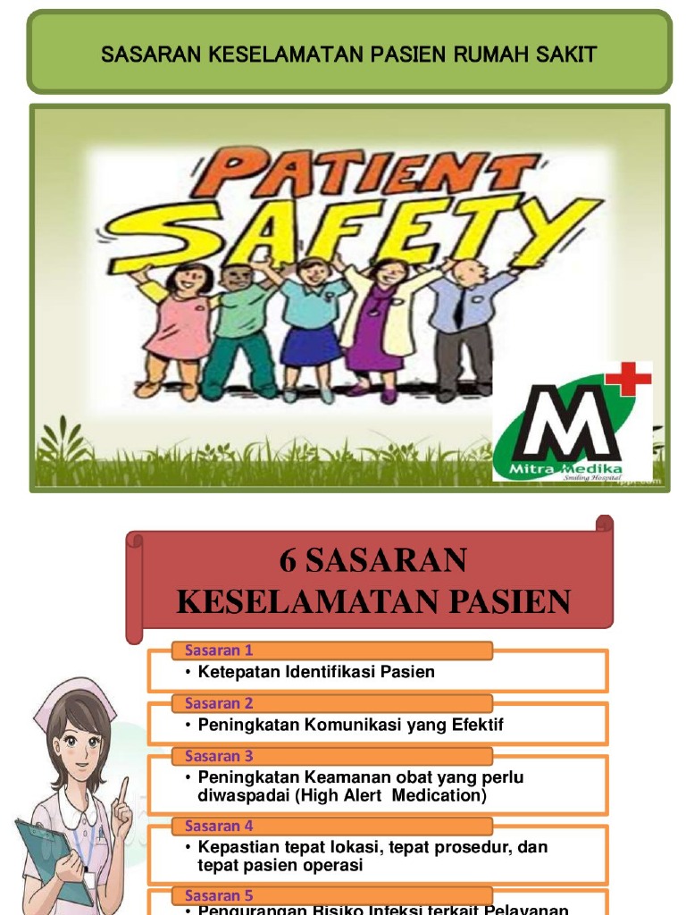 Sasaran Keselamatan Pasien Patient Safety | PDF