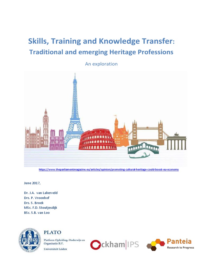 Skills, Training and Knowledge Transfer:: Traditional and Emerging ...