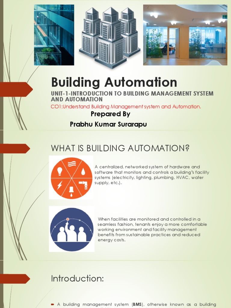 Building Automation by Prabhu Kumar Surarapu | PDF | Building ...