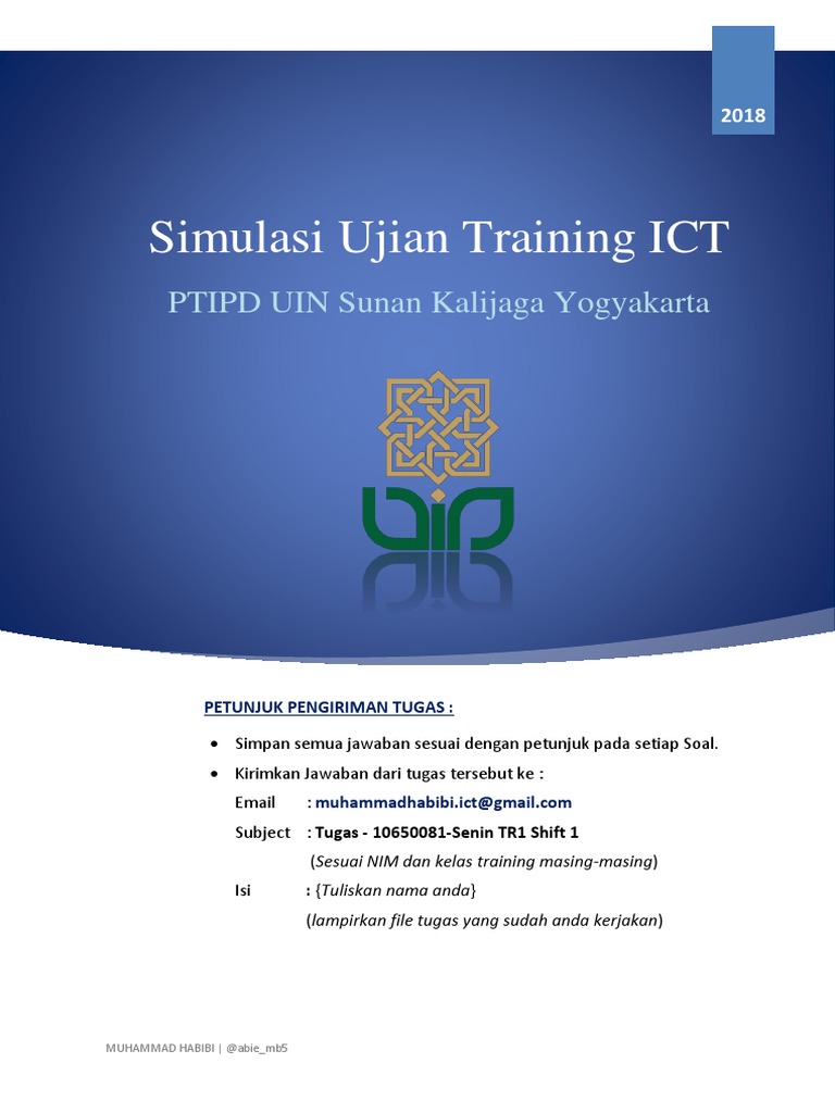 Simulasi Ujian Training ICT | PDF