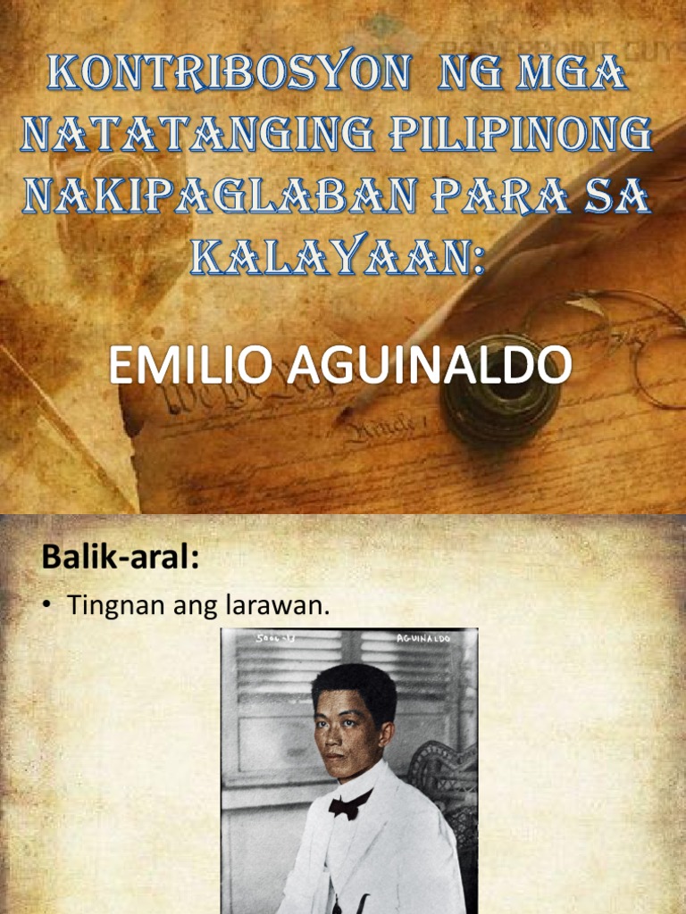 Emilio Aguinaldo | PDF