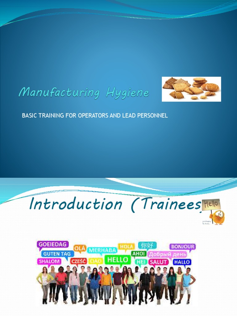 Manufacturing Hygiene Publish | PDF | Hygiene | Sanitation
