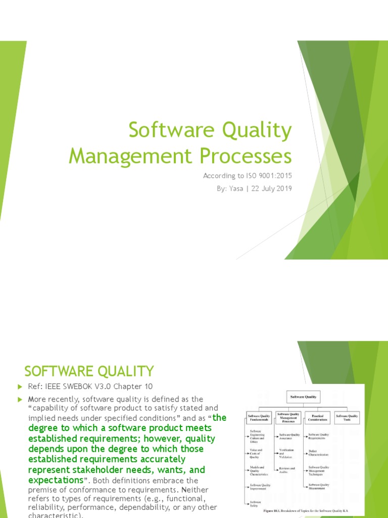 Software Quality Management Processes - Rev0 - dt22072019 | PDF ...