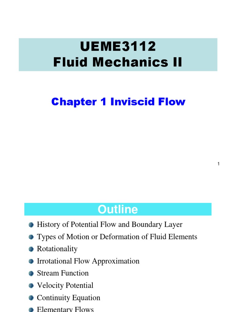 Fluid Mechanics Chapter 1 | PDF | Vortices | Fluid Dynamics