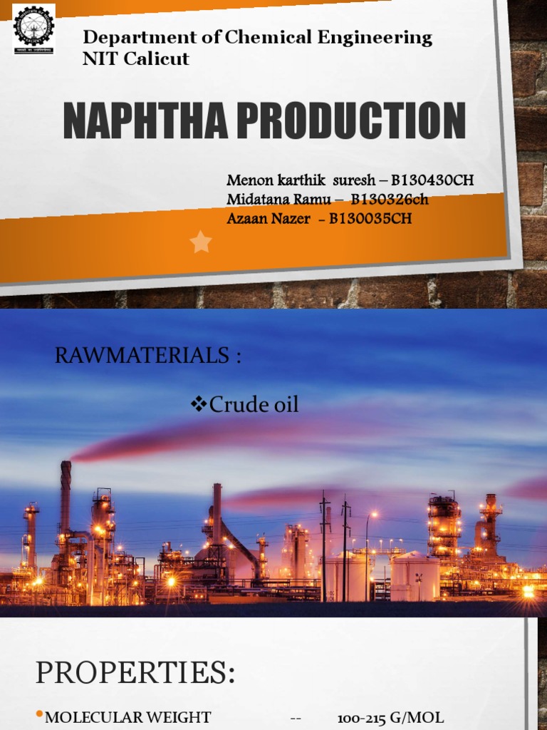 Naphtha Production Process Overview | PDF | Oil Refinery | Fuels