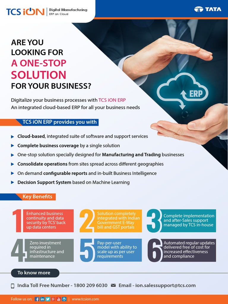 TCS iON Manufacturing Flyer | PDF