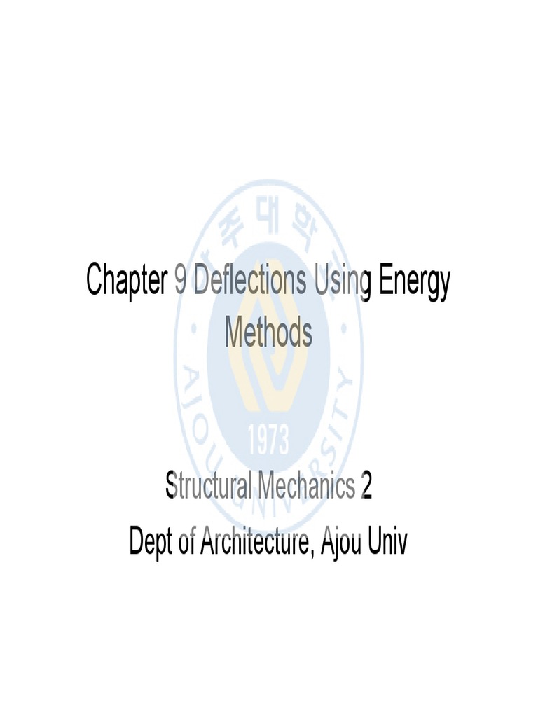 Energy Methods for Structural Deflections | PDF | Deformation ...