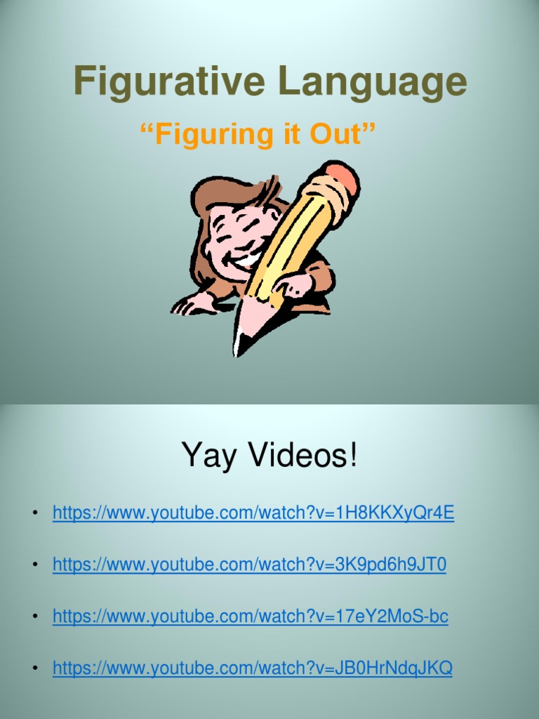 Figurative Language: "Figuring It Out" | PDF | Semiotics | Linguistics