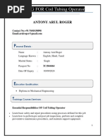 WORK PERMIT RECEIVER RESUME Latest | PDF