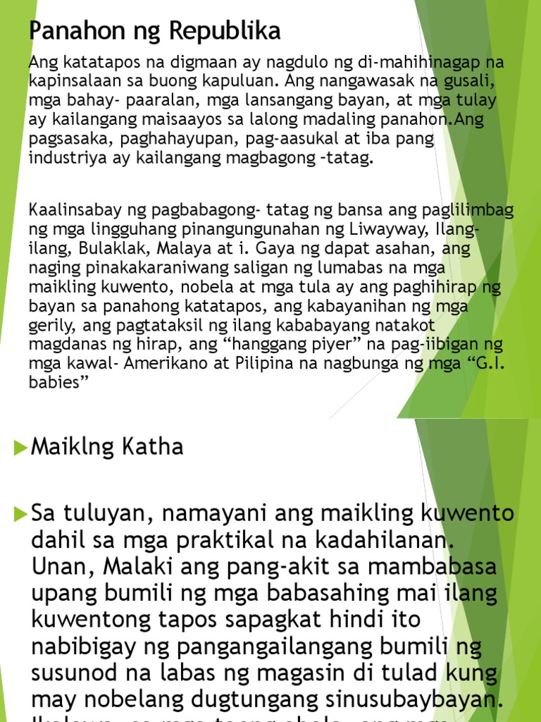 Panahon NG Republika | PDF