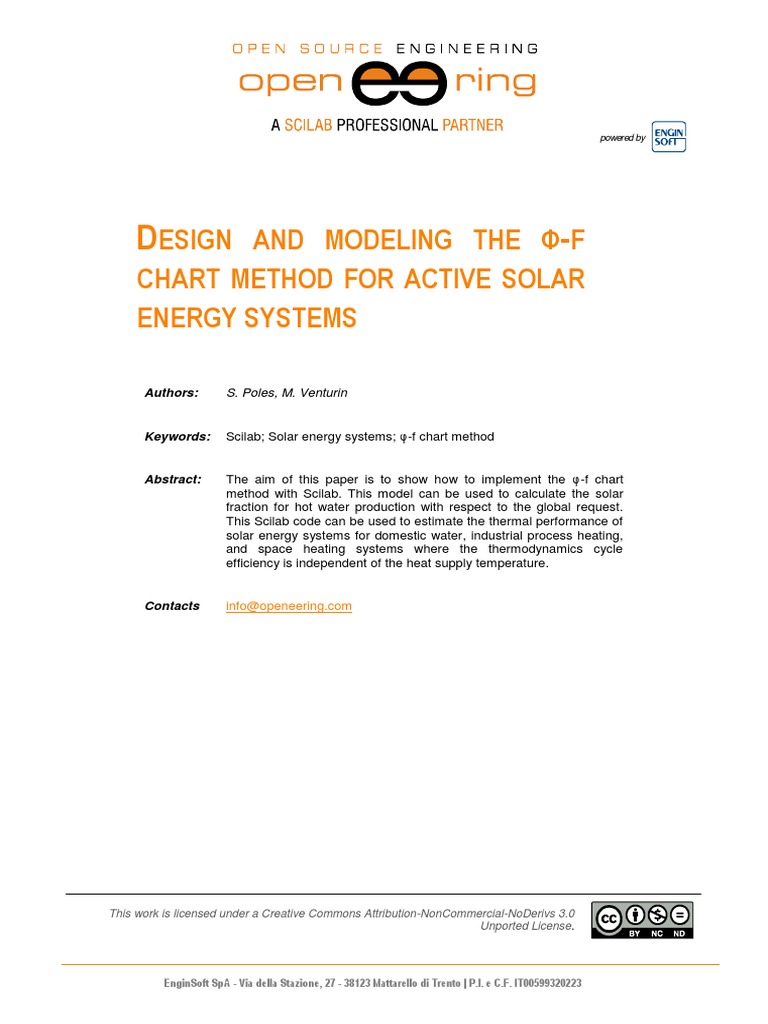 Esign And Modeling The Φ F Chart Method For Active Solar Energy Systems | Download Free PDF ...
