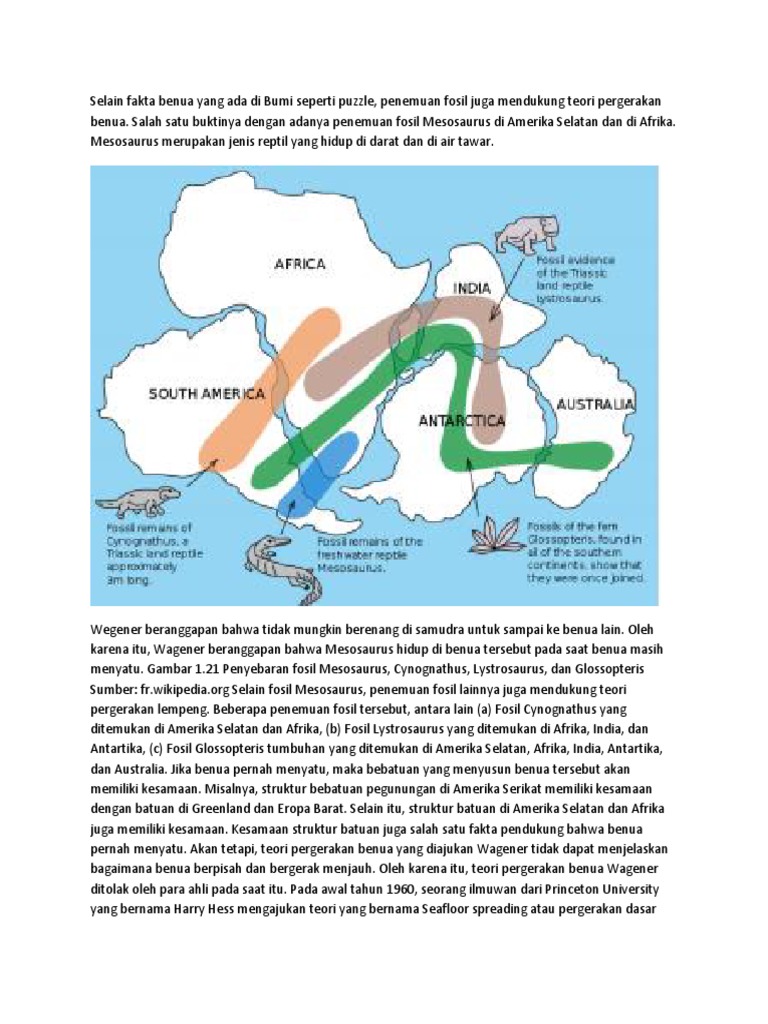 Selain Fakta Benua Yang Ada Di Bumi Seperti Puzzle | PDF