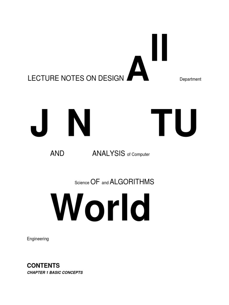 A Comprehensive Guide To Algorithm Design And Analysis Pdf Time Complexity Computational
