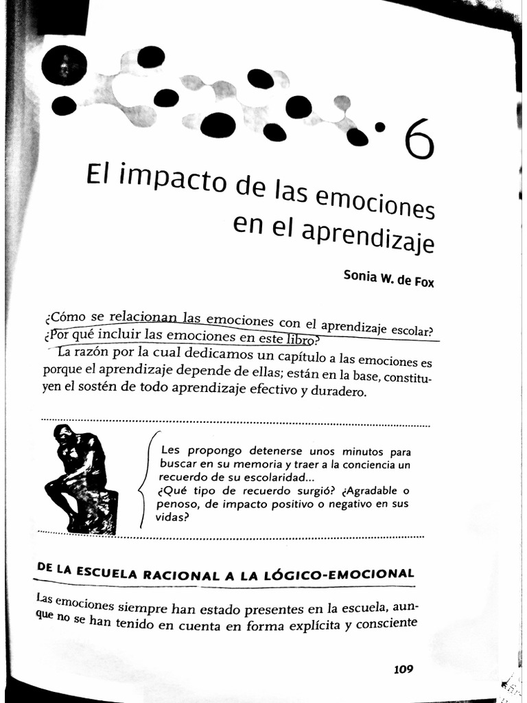 El Impacto De Las Emociones En El Aprendizaje Pdf