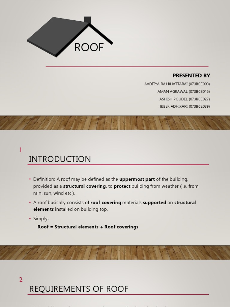 Roof | PDF | Roof | Framing (Construction)