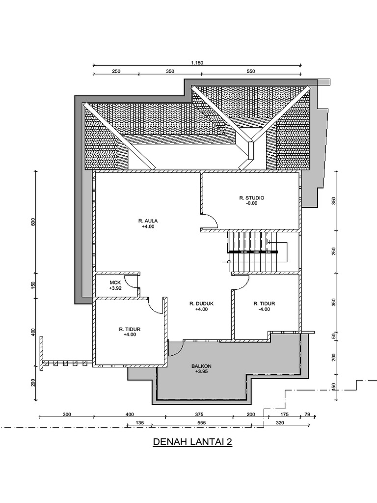 Denah Lantai 2 Ref 2 | PDF