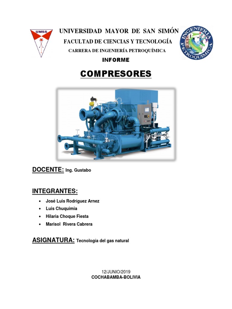 Análisis técnico de los diferentes tipos de compresores utilizados en ...