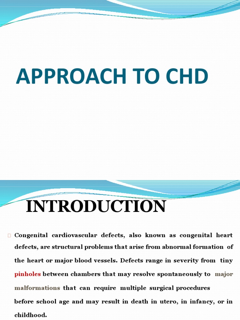 Chd Seminar Pdf Aorta Pulse