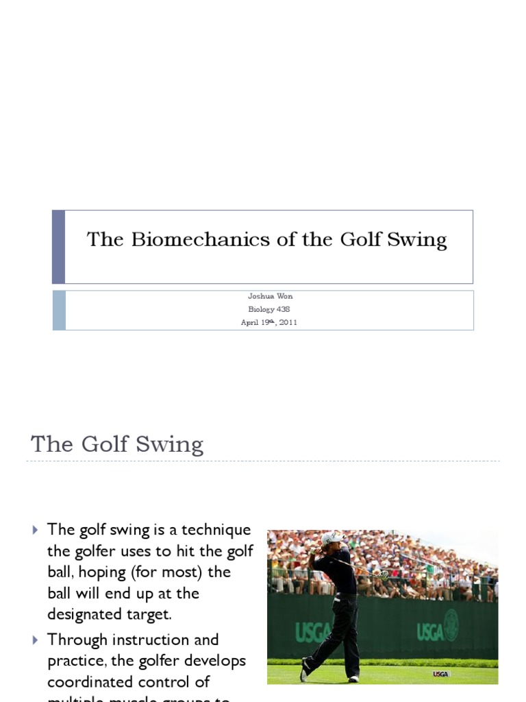 Biomechanics of the Golf Swing Explained | PDF | Golf Stroke Mechanics ...