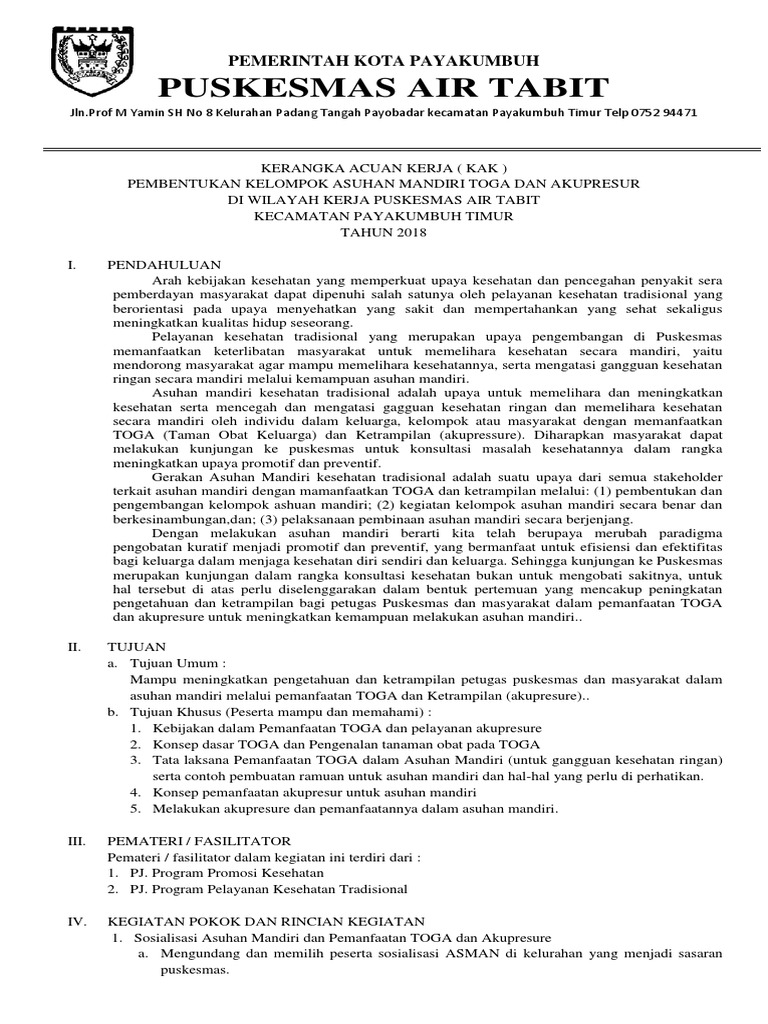 Kak Pembentukan Kelompok Asman | PDF