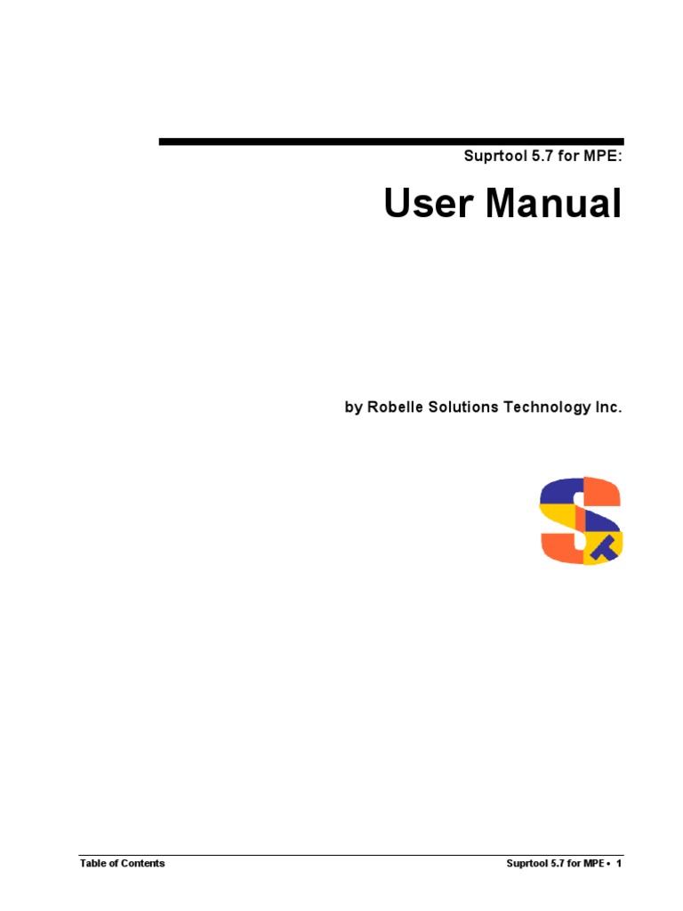 Suprtool | PDF | Computer File | Databases