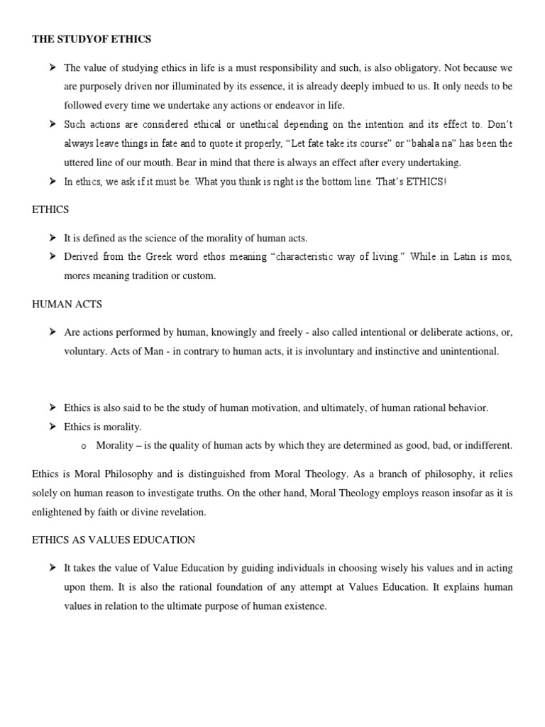 Ethics - Paul Glenn | PDF | Happiness | Morality