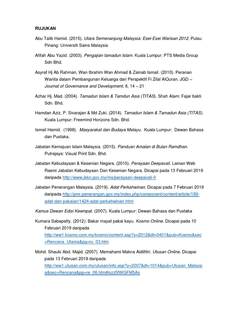 Sikit Rujukan Titas | PDF