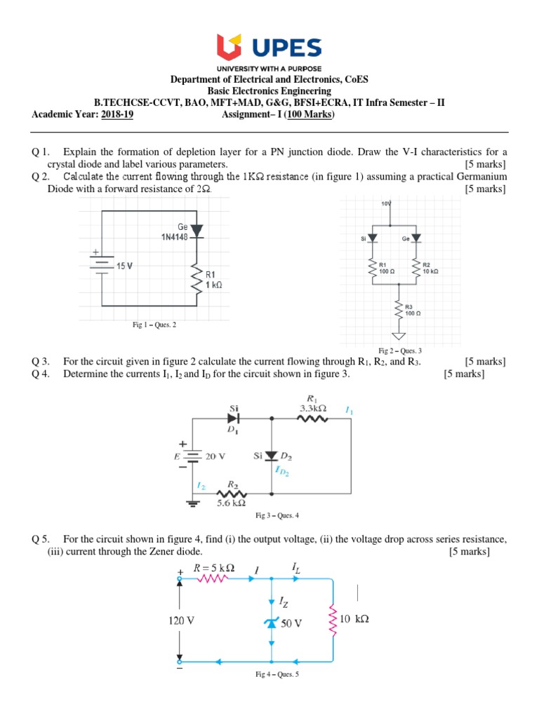 Assignment 1 | PDF | Rectifier | Electrical Equipment