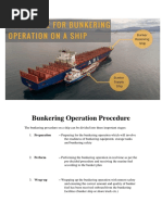 Bunkering Procedures Guide | PDF | Fuel Oil | Ships