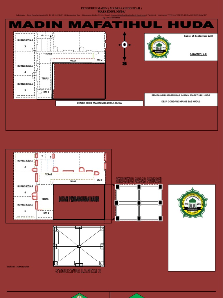 Contoh Gambar Bangunan TPQ Dan Madin | PDF