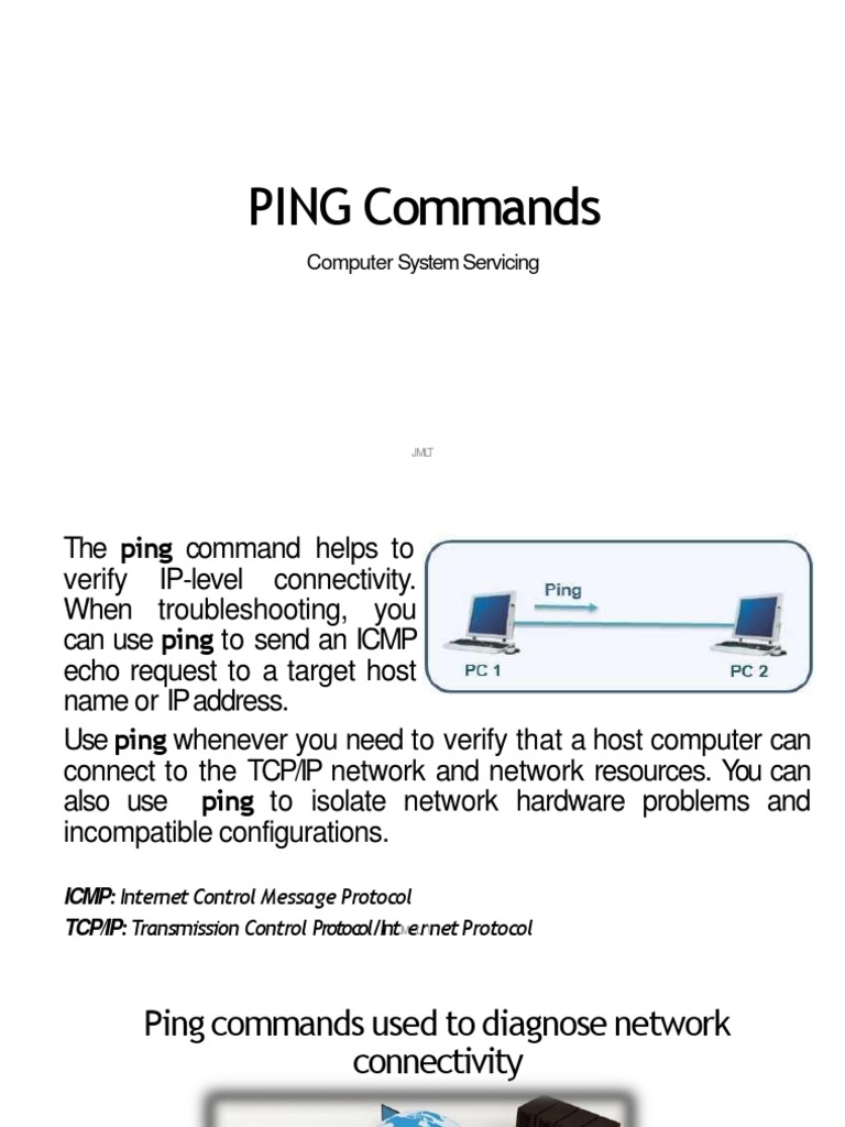 Verify Network Connectivity with Ping Commands | PDF | Internet ...