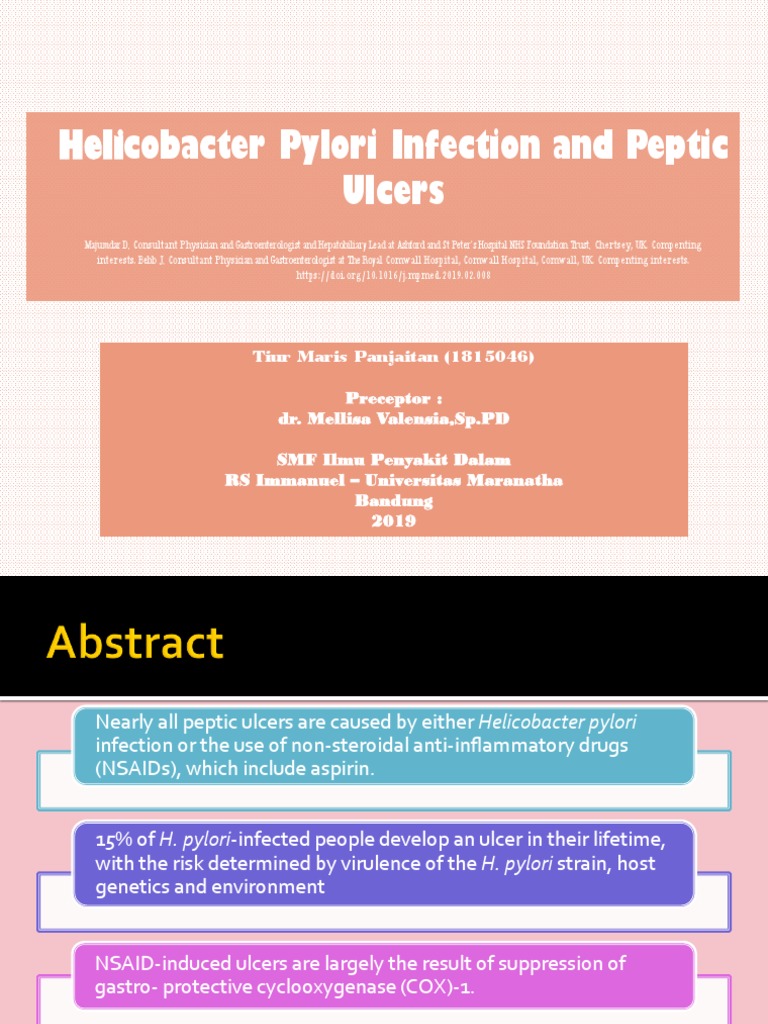 H. Pylori CSS | PDF | Indigestion | Epidemiology
