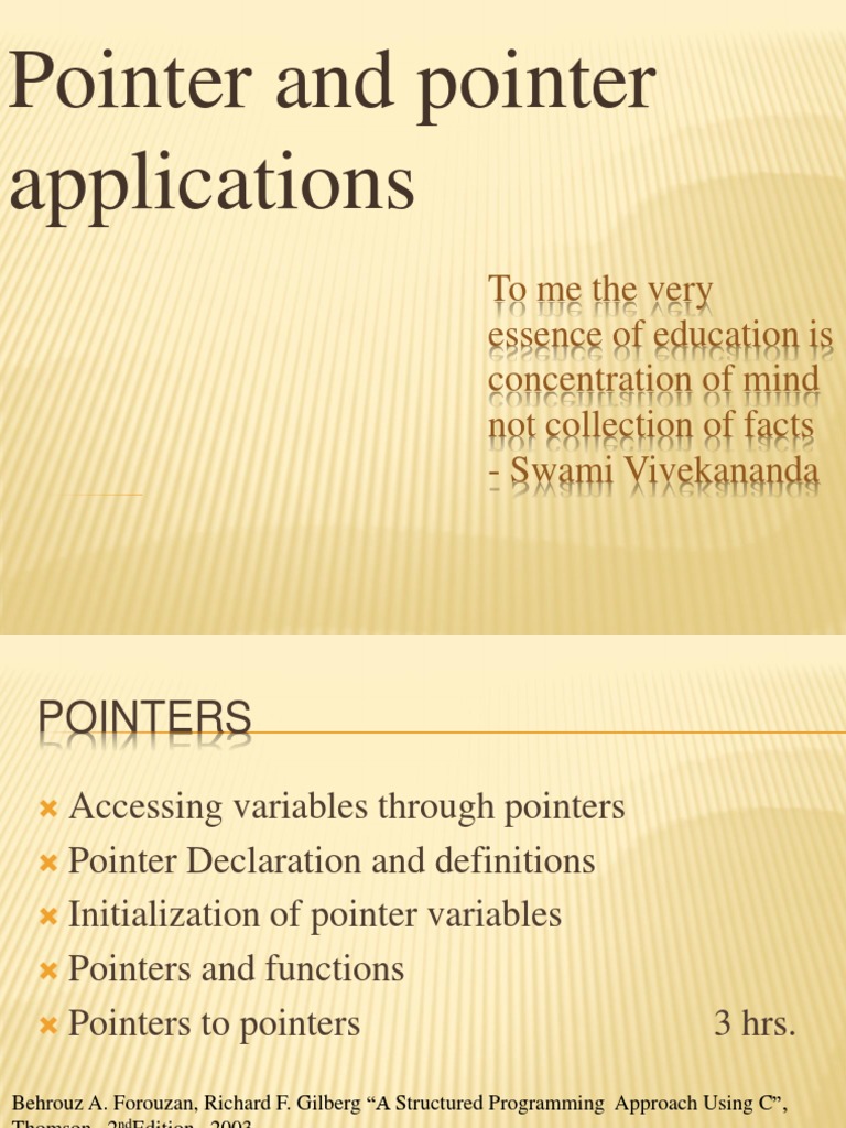 Pointer and Pointer Applications | PDF | Pointer (Computer Programming ... Pointer and Pointer Applications | PDF | Pointer (Computer Programming ...