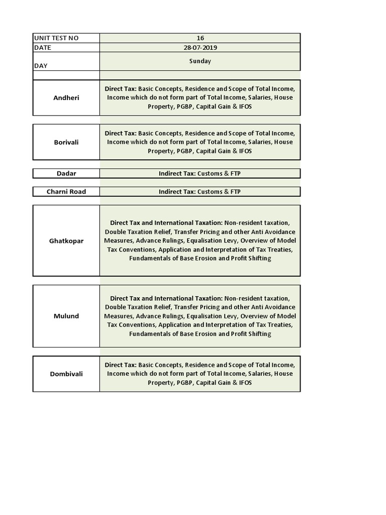 Course Time Table PDF 20478 | PDF