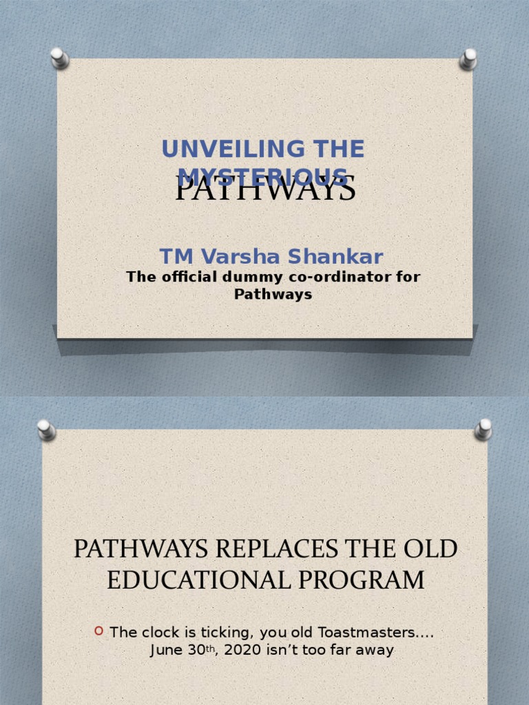 Toastmasters Pathways Program Guide | PDF