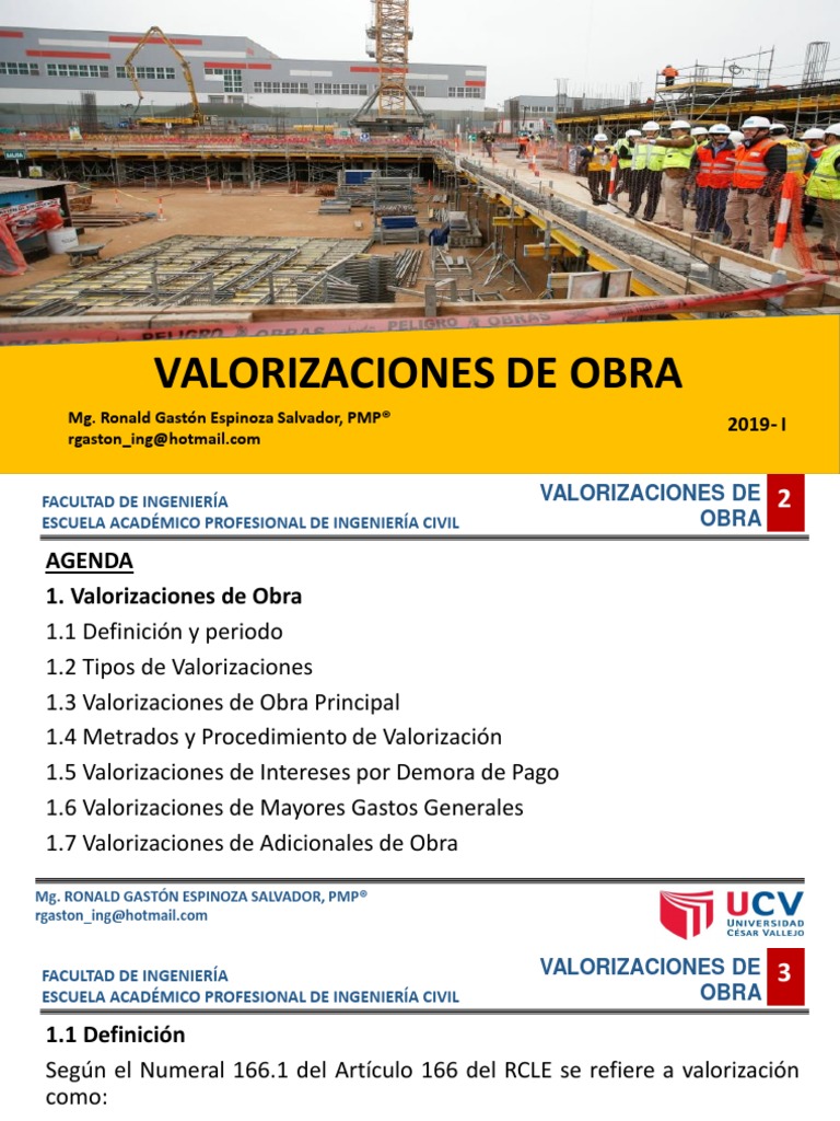 Valorización de Obra PDF | PDF | Presupuesto | Ingeniero civil