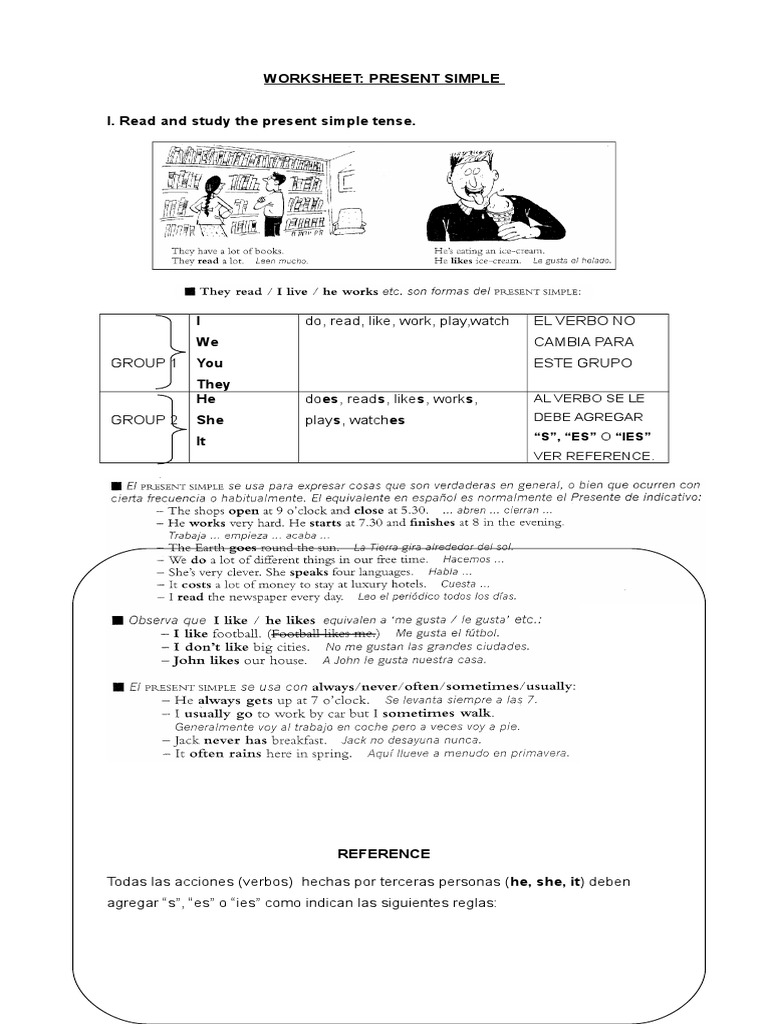 Present Simple | PDF