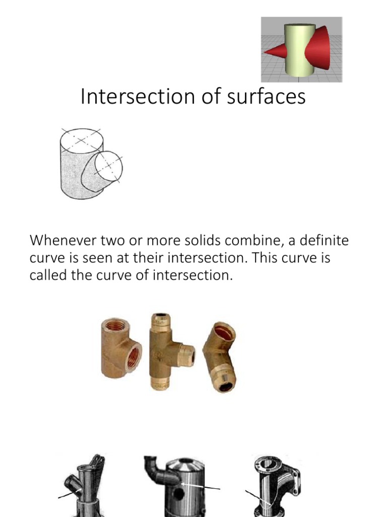 Intersection of Surfaces | PDF | Elementary Mathematics | Geometric Objects