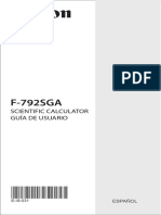 Manual - Casio Fx-991LA CW | PDF | Calculadora | Menú (Computación)