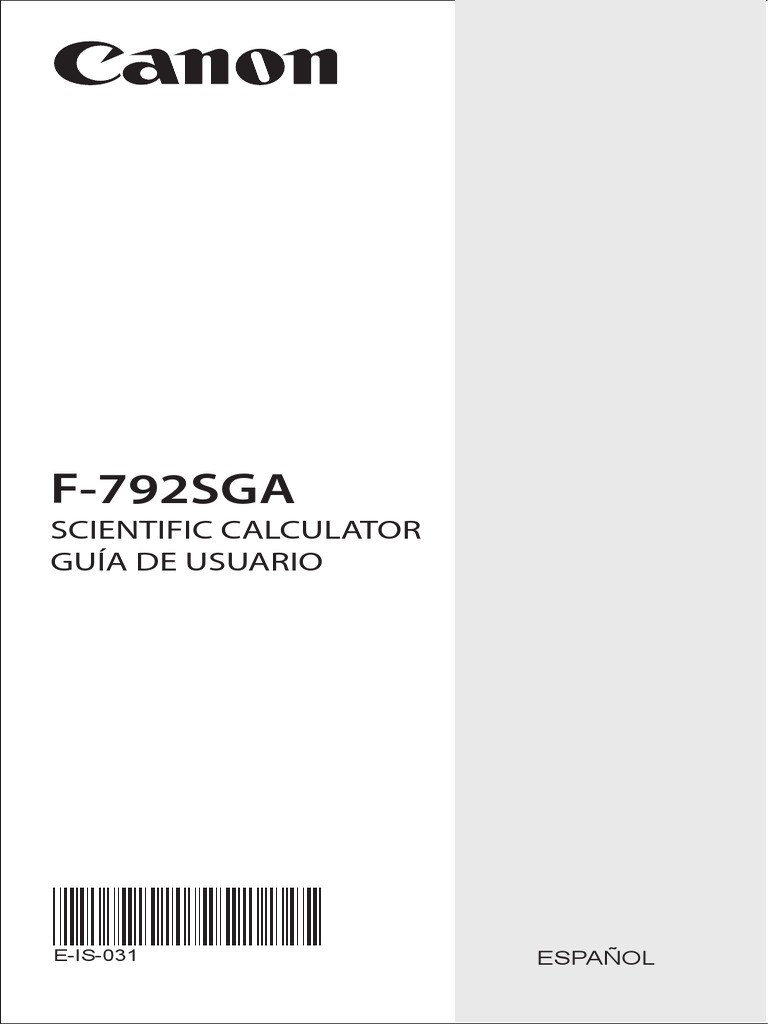 F-792sga (Usa) - Es PDF | PDF | Decimal | Fracción (Matemáticas)
