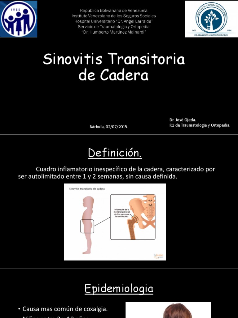 Sinovitis Transitoria de Cadera | PDF | Rodilla | Especialidades Medicas