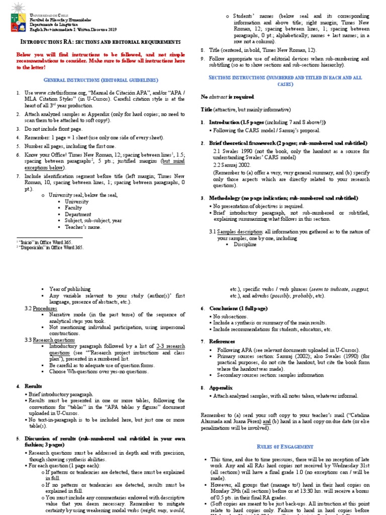 Below You Will Find Instructions To Be Followed, and Not Simple ...