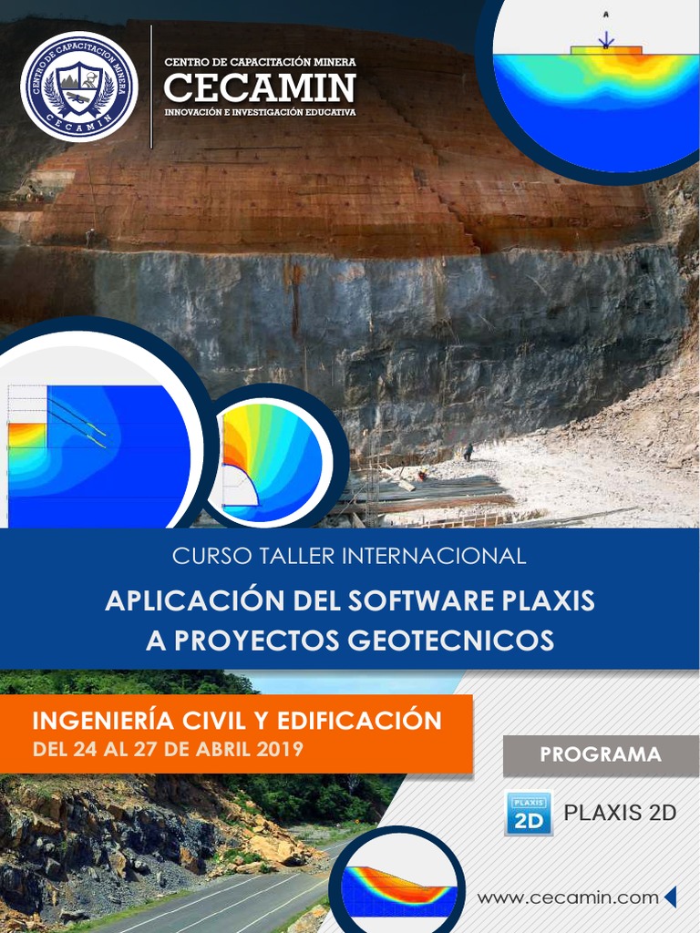 Curso PLAXIS 2D en Geotecnia 2019 | PDF | Ingeniería geotécnica ...