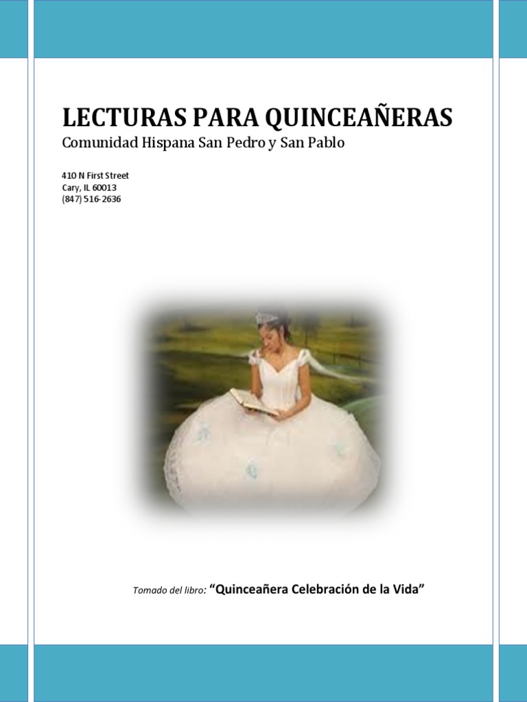 Lecturas para Quinceañeras 2017 | PDF | María, madre de Jesús | Misa ...